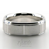 Square Wedding Bands | Two Tone Wedding Rings, 14K & 18K Gold, Platinum ...